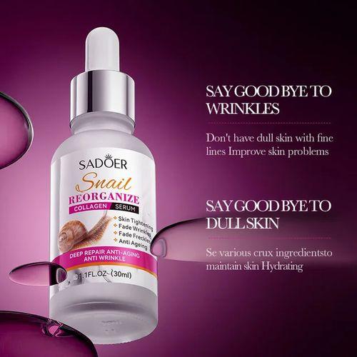 SADOER Snail Collagen Anti-Aging & Brightening Face Serum