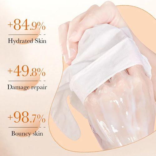 SADOER Papaya & Nicotinamide Brightening & Exfoliating Hand Mask